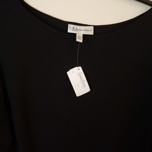 Neiman Marcus | Tops | Neiman Marcus Black Ruffled Blouse | Poshmark